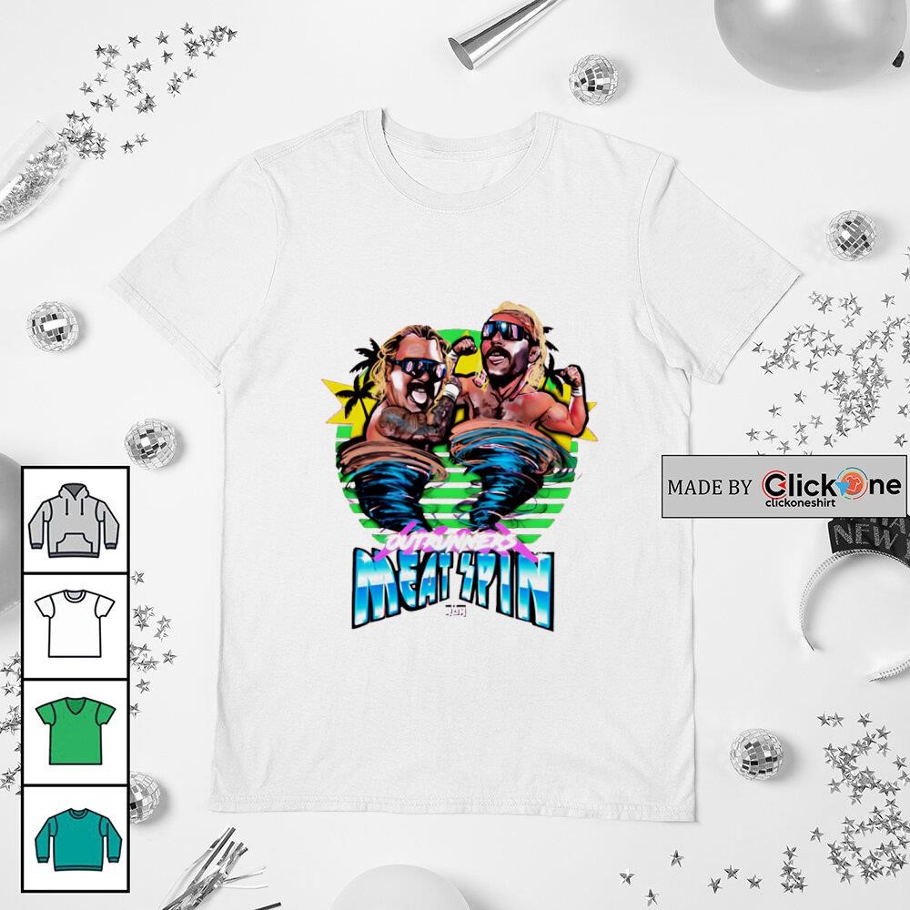 Meatspin Outrunners Meat Spin Cartoon Shirt, Hoodie, Sweater, Long